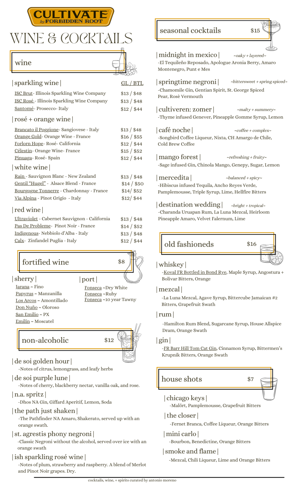 Restaurant & Brewery Ravenswood Chicago Cultivate Forbidden Root